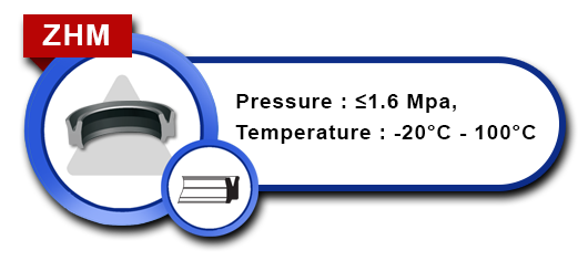 Pneumatic Piston-Piston Rod Seal Dust Seal